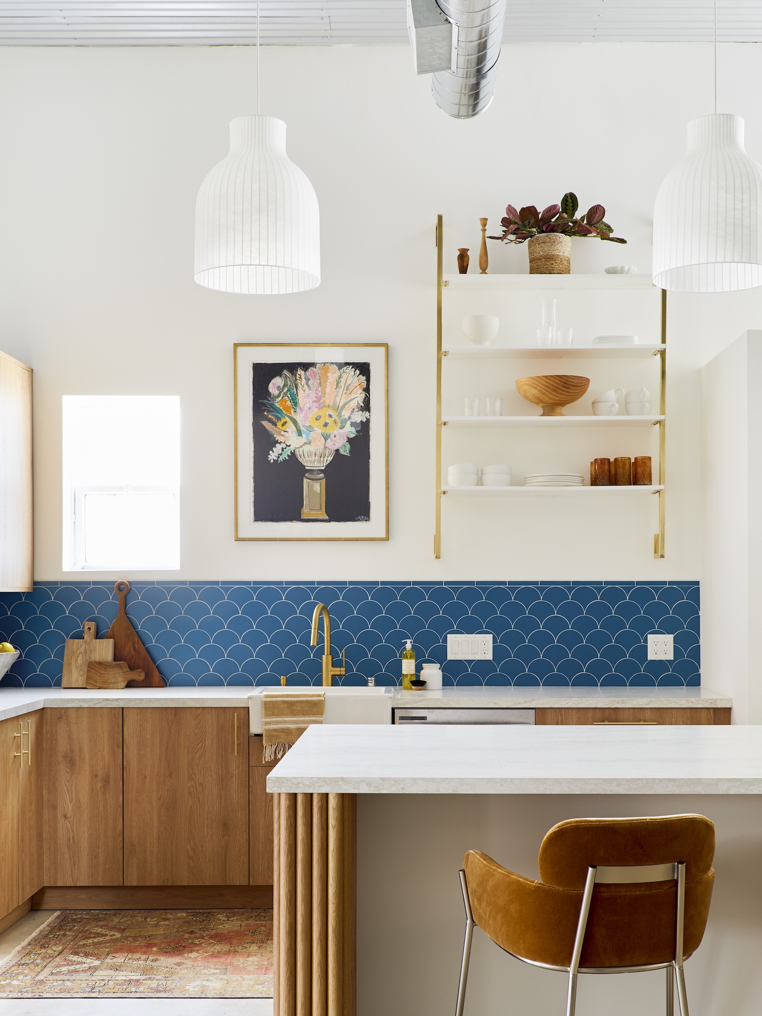 This Designer Hung Kitchen Shelves Out of Reach for One Very Good ...