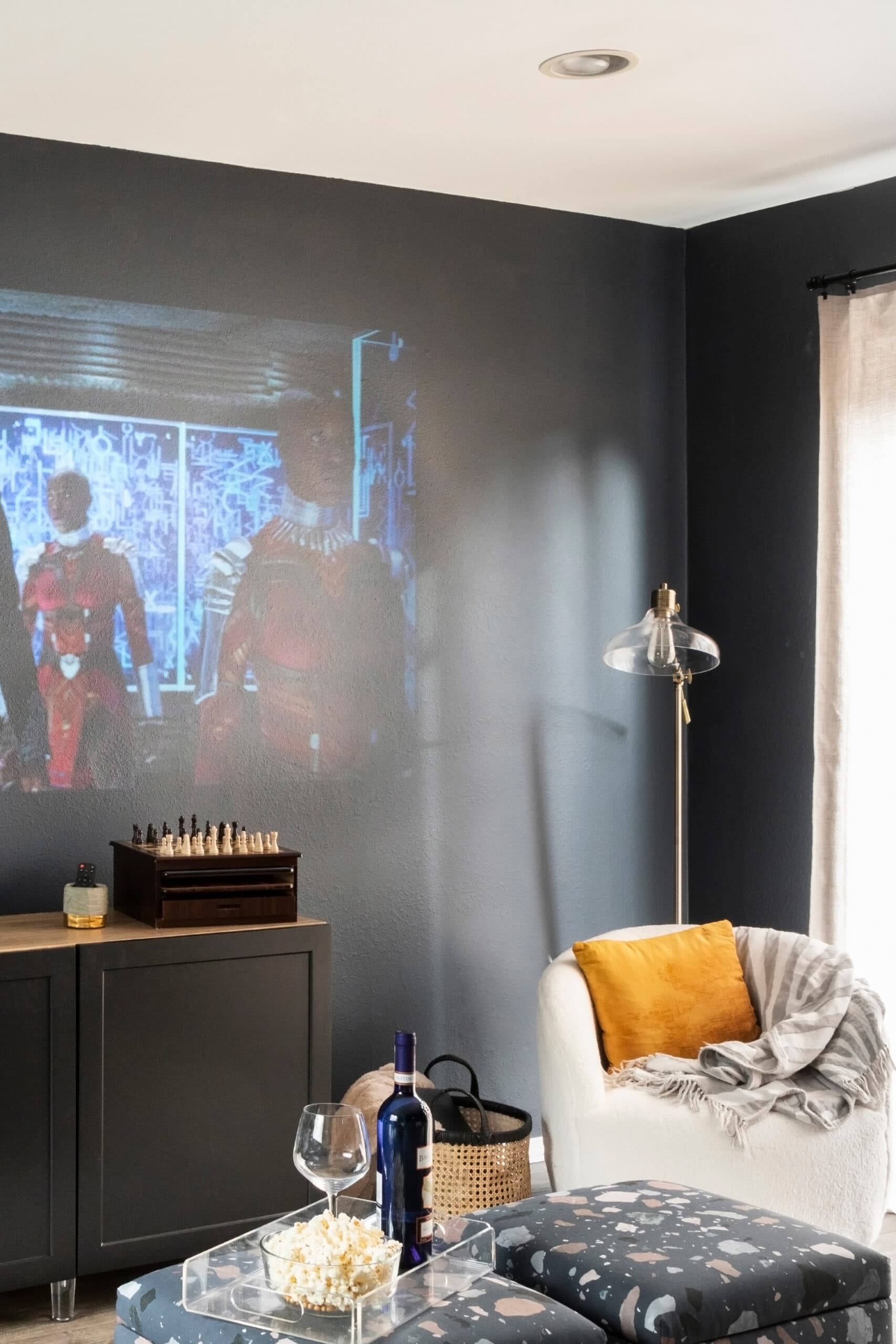 Inside a Hygge Media Room With Enviable Design - SemiStories