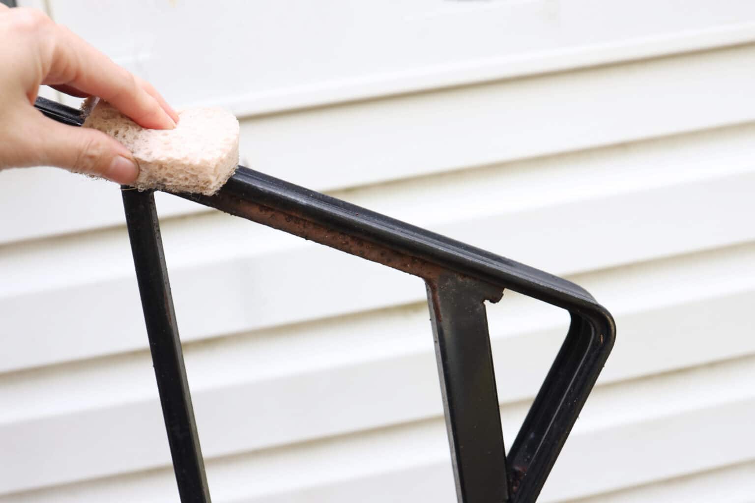 How to Paint a Rusted Iron Porch Railing - SemiStories