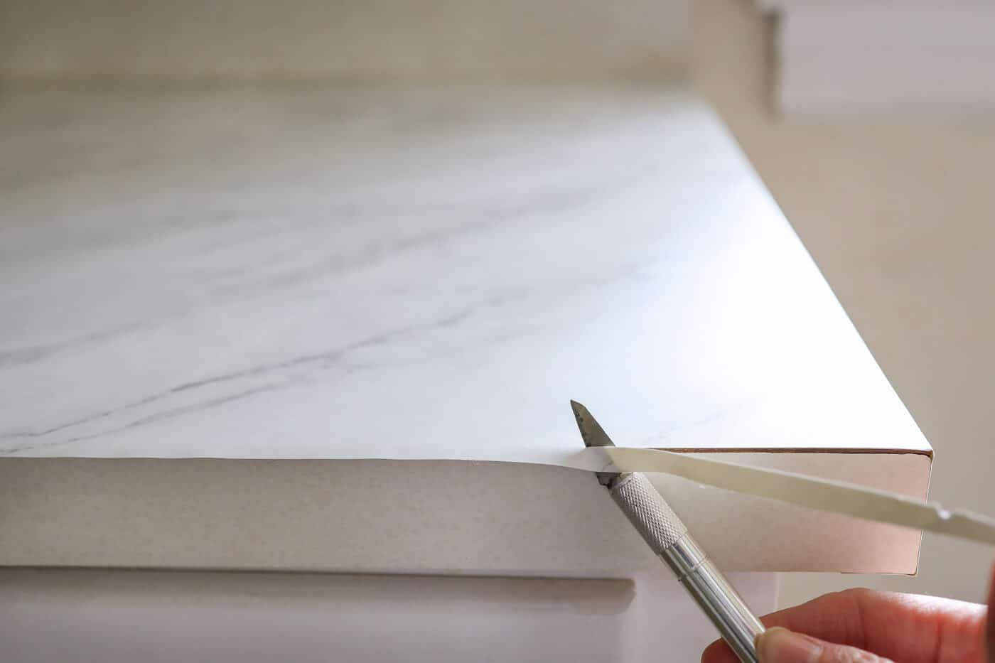 This Marble Contact Paper Hack Will Be Your Favorite Fall DIY