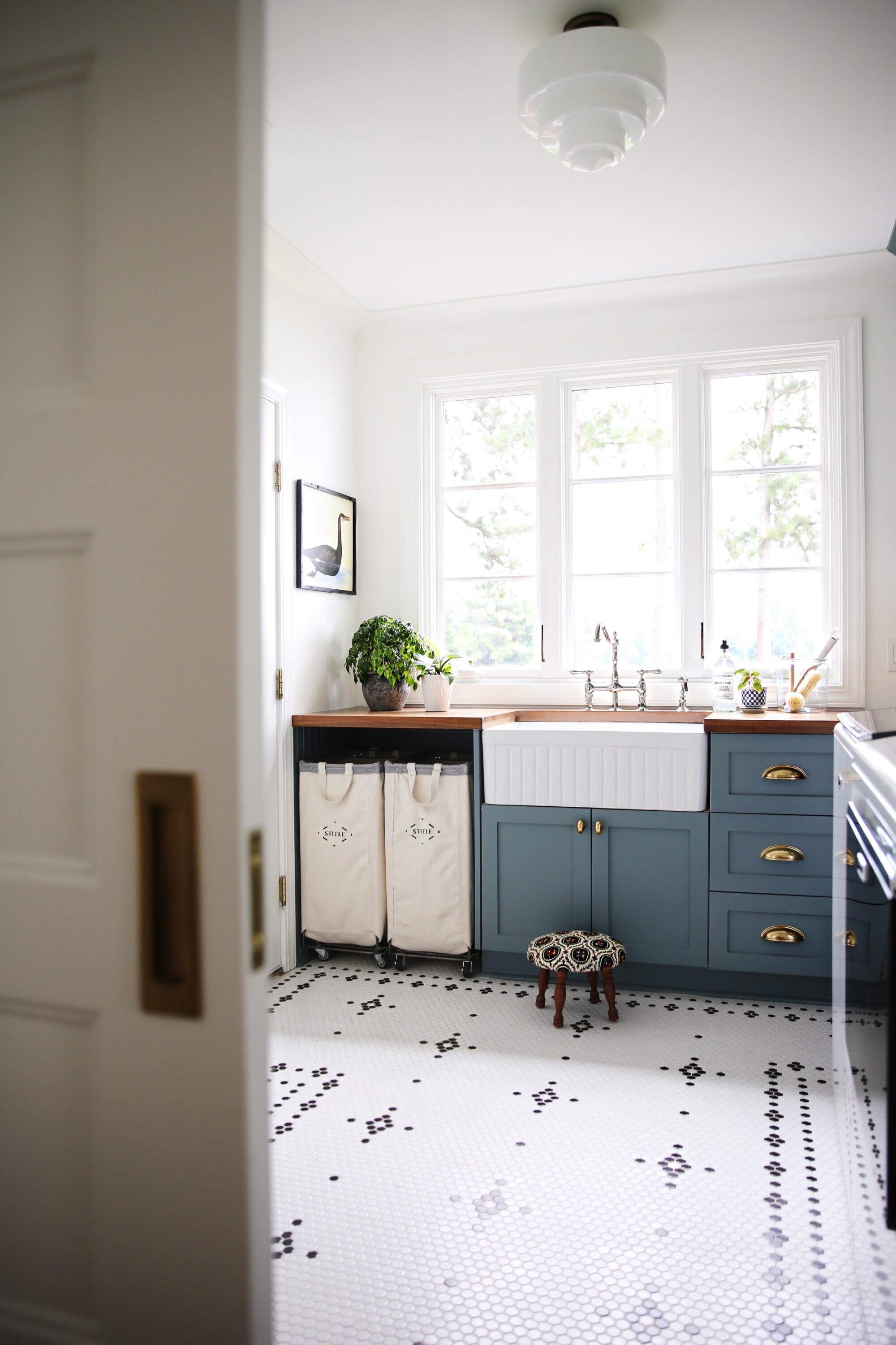 Everything Has a Designated Spot in This Laundry Room Renovation