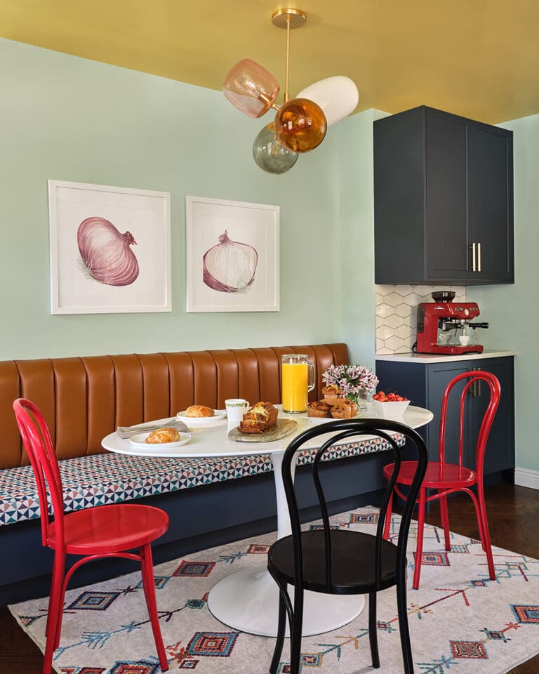 An Astoria Kitchen That Eschews Neutrals for All-Over Color