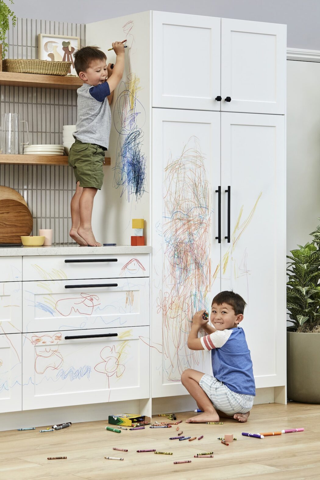 BOXI Kitchen Cabinets Are Made for Mess