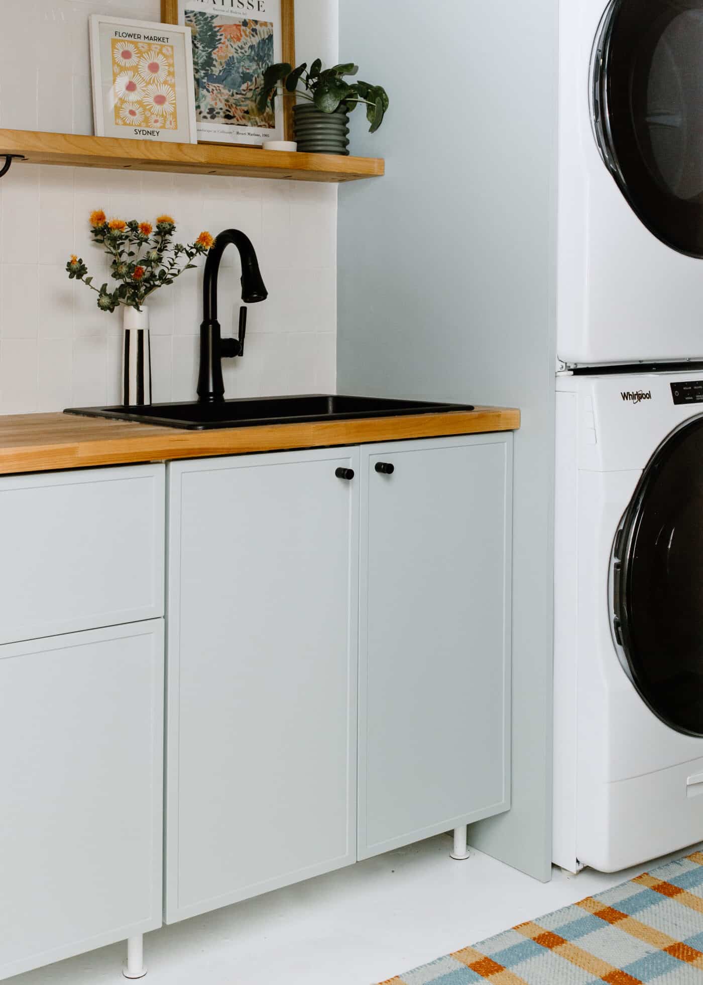 Budget-Friendly DIYs Abound in This Laundry Room Renovation